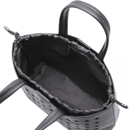 PUNCHING TOTE-S BLACK BLACK PUNCHING TOTE-S BLACK BLACK